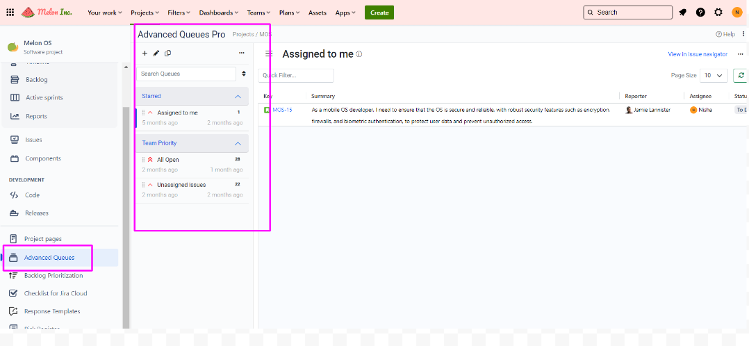 Creating an advanced Queue